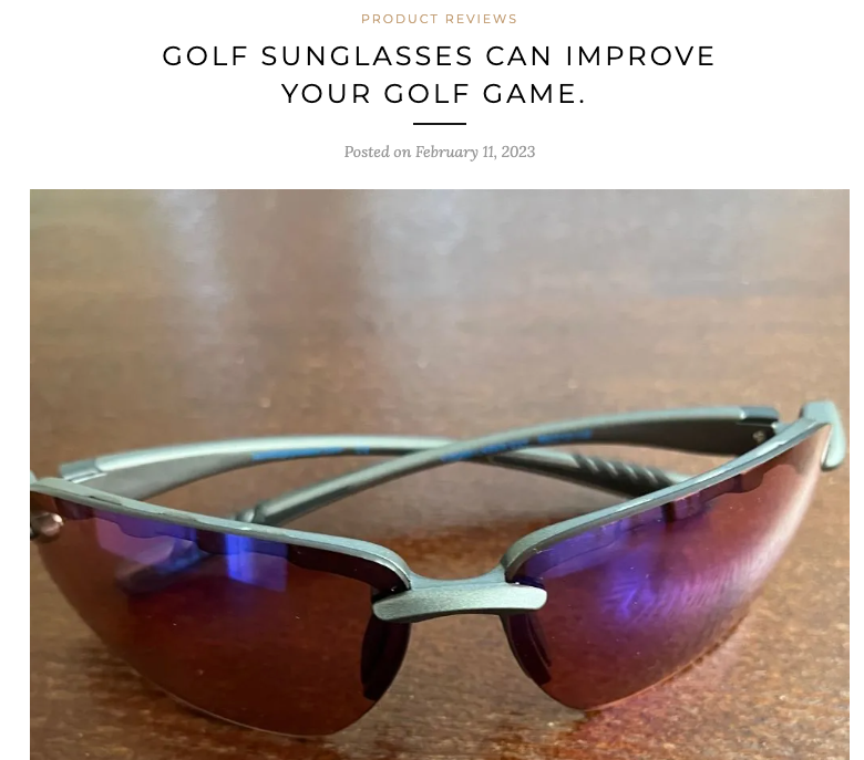 Unleashing Your Golf Potential: How Golf Sunglasses Can Elevate Your Game Unleashing Your Golf Potential: How Golf Sunglasses Can Elevate Your Game