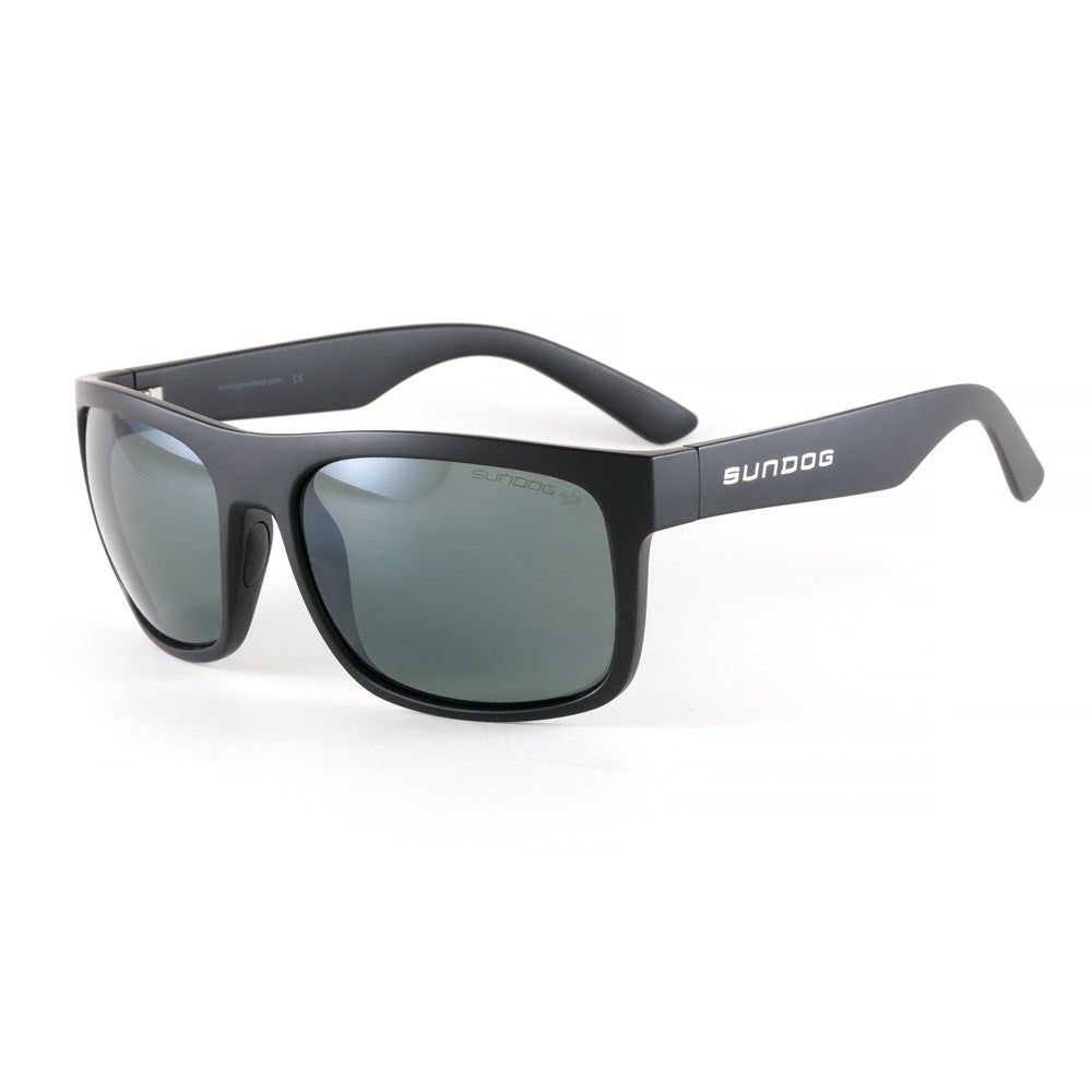 MAGNUM Polarized Polarized Lens Sunglasses – Matte Black/Grey Flash ...