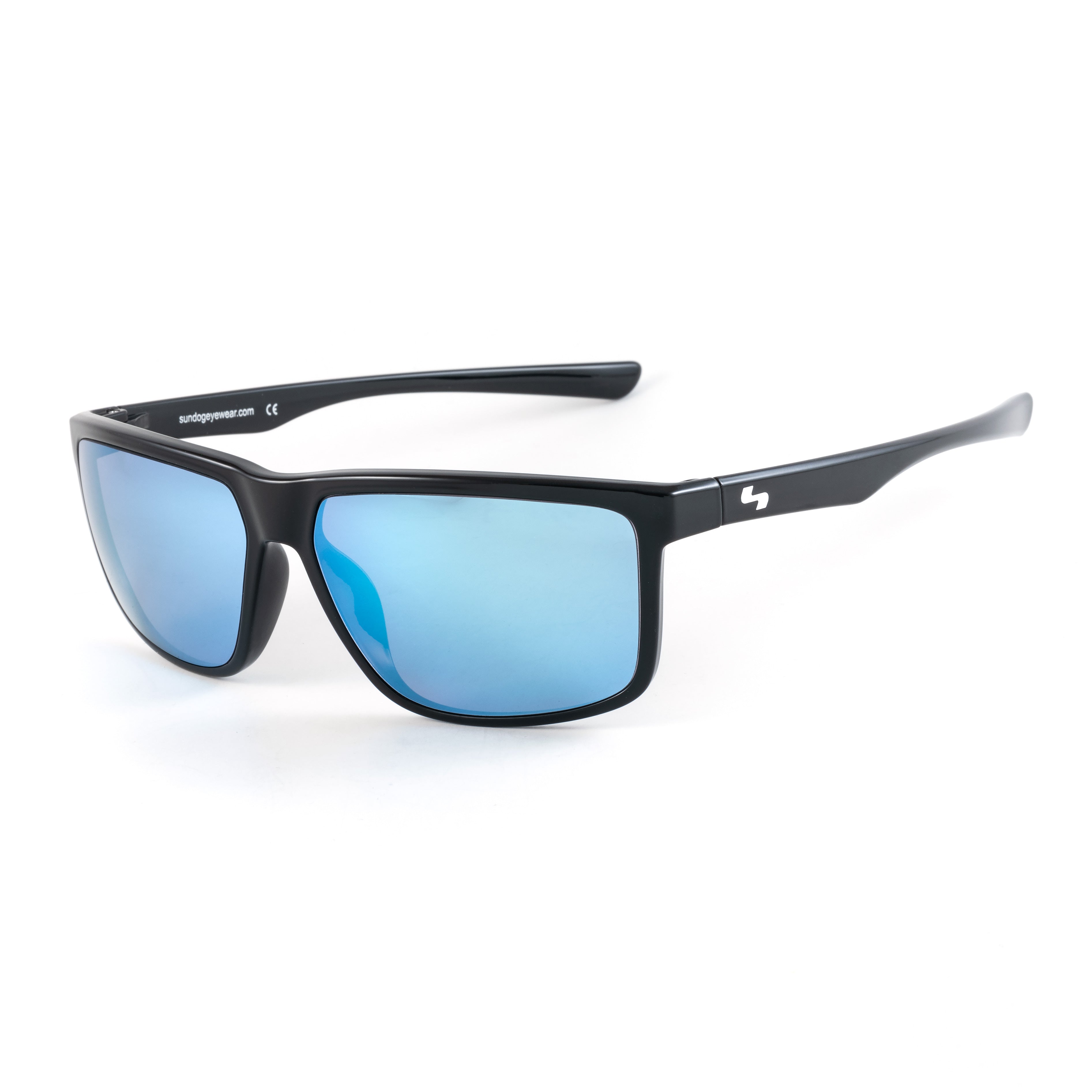 JET SD-C7 Polycarbonate Lens Sunglasses – Black/Grey-Blue Mirror Lens ...
