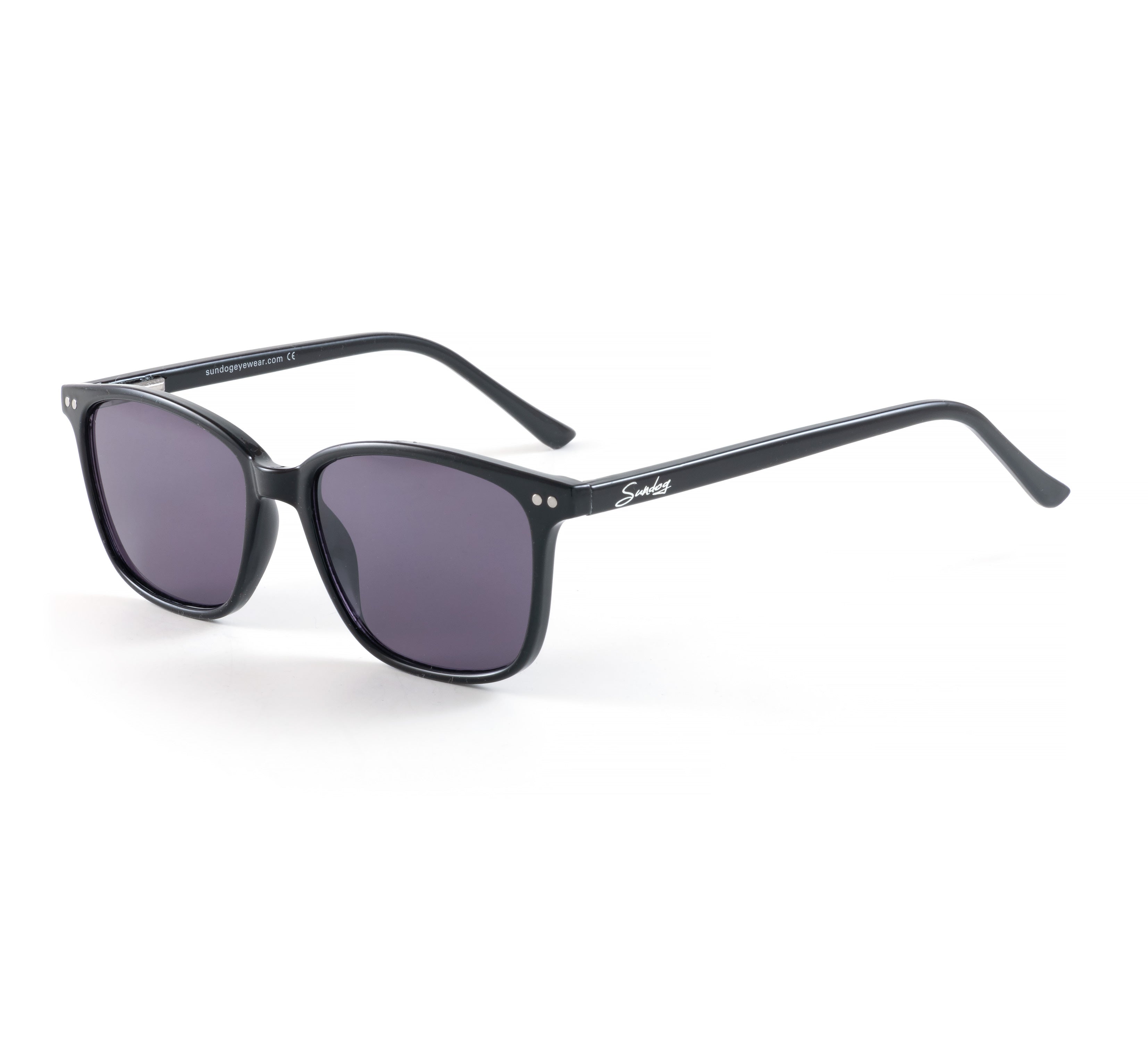 PANTHER SD-C7 Polycarbonate Lens Sunglasses – Shiny Black/Grey Flash ...